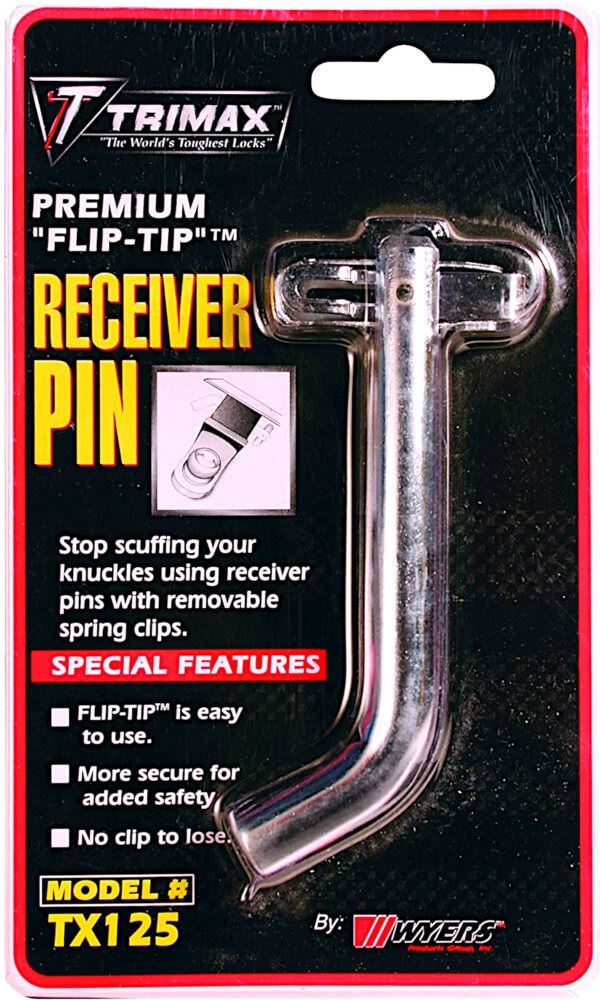 Chrome Plated Premium 1/2" Flip-Tip Receiver Pin | Trimax TX125|