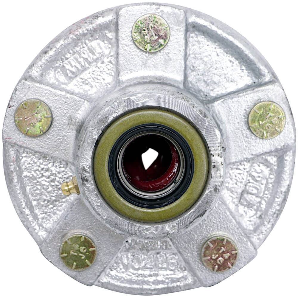 5 Bolt Trailer Hub Kit, Galvanized, 1" Spindle, 1250 lbs | CE Smith 13215|