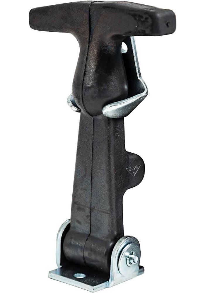 4-7/8" Rubber Hood Catch With "U" Bracket | Buyers Products WJ201U|