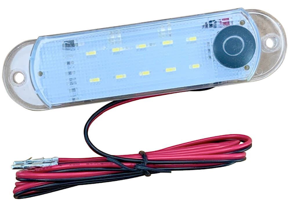 Surface Mount LED Dome Light with 8 LEDs, ATC AT-LED-12V,
