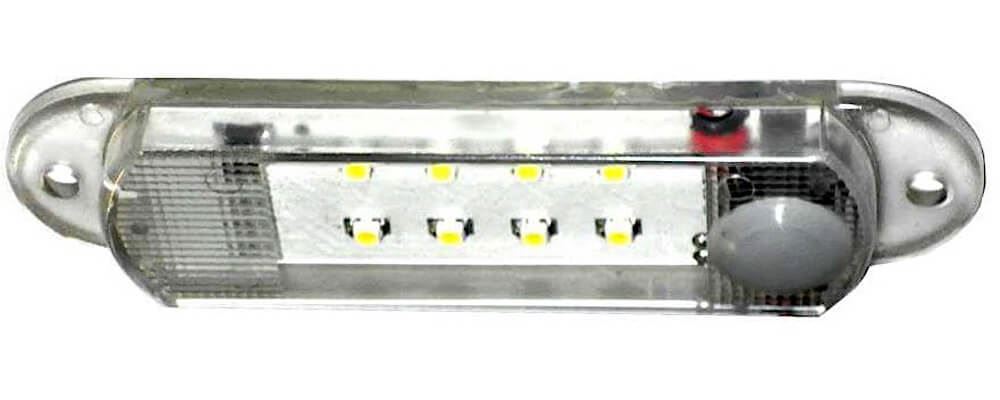 Surface Mount LED Dome Light with 8 LEDs, ATC AT-LED-12V,
