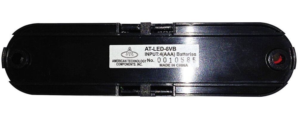 Surface Mount LED Battery Dome Light, 6 LEDs | ATC AT-LED-6VB,