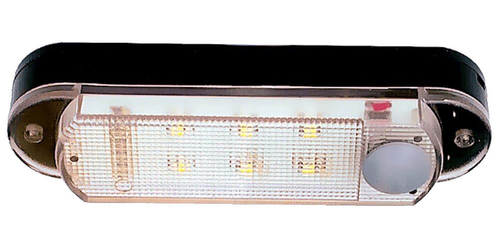 Surface Mount LED Battery Dome Light, 6 LEDs | ATC AT-LED-6VB,