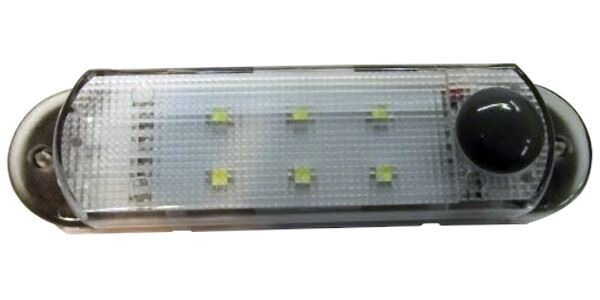 Surface Mount LED Battery Dome Light, 6 LEDs | ATC AT-LED-6VB,
