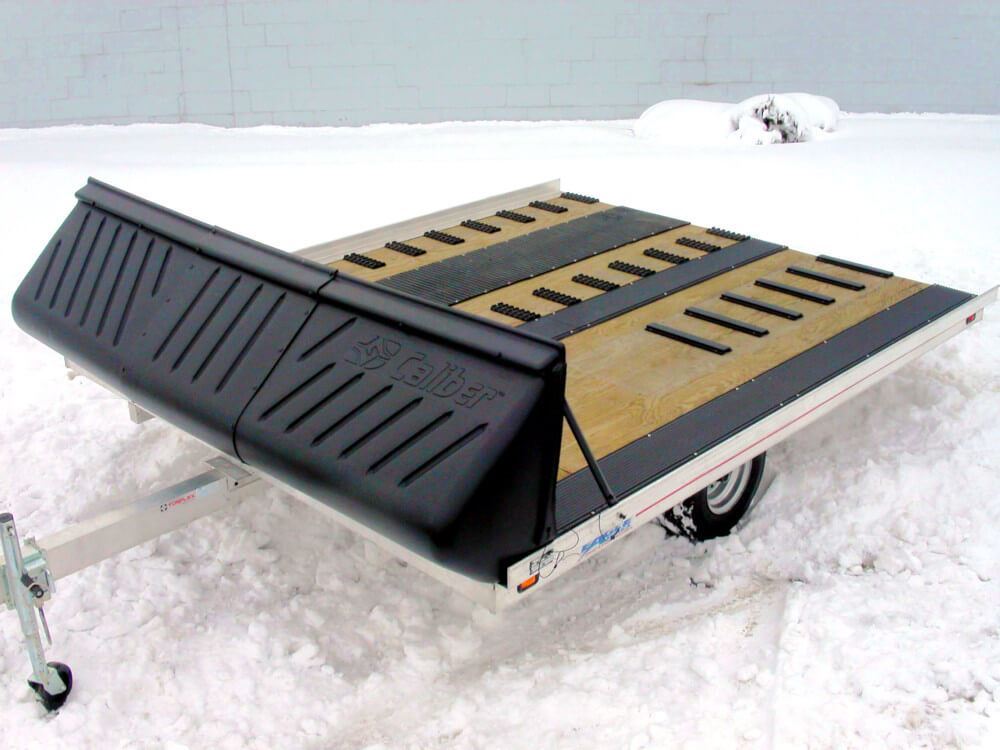 Snowmobile Trailer Salt Shield | Caliber Poly Shield III Salt Guard|