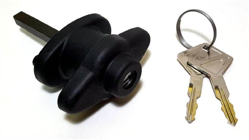 Polymer Counter Clockwise T handle Lock Kit | ARE T-ARE-SC,